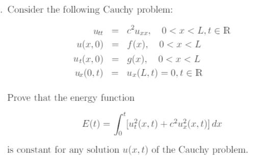 Solved litt . Consider the following Cauchy problem: cuar: 0 | Chegg.com