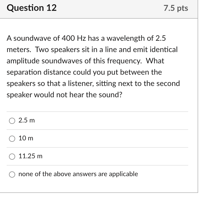 [Solved]: A soundwave of ( 400 mathrm{~Hz} ) has a wave