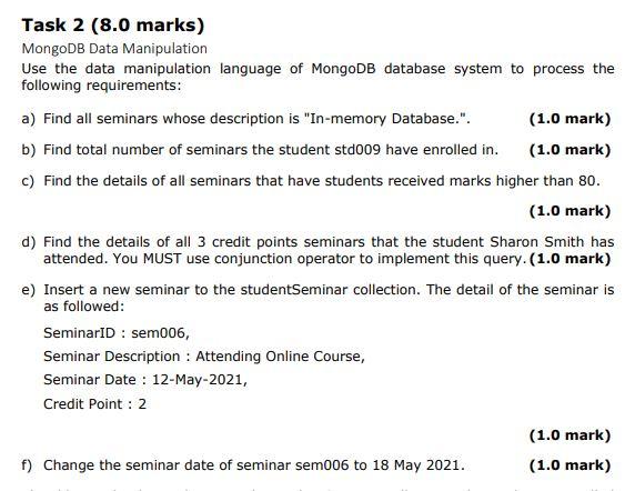 Solved Specification Preliminary Task In this implementation | Chegg.com