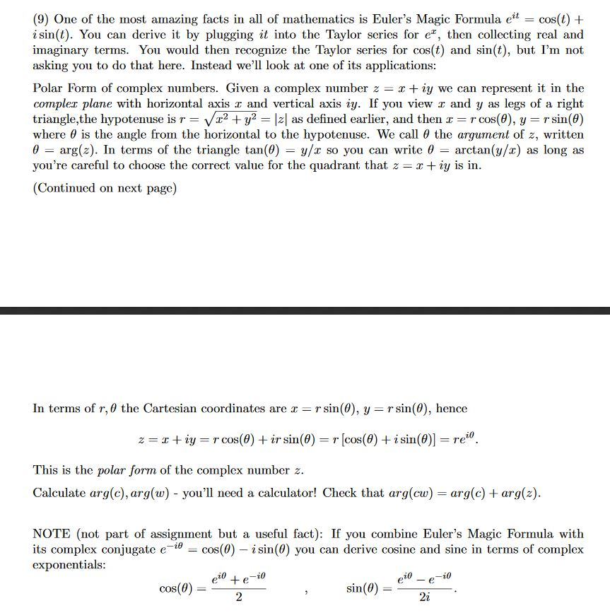 (9) One of the most amazing facts in all of | Chegg.com