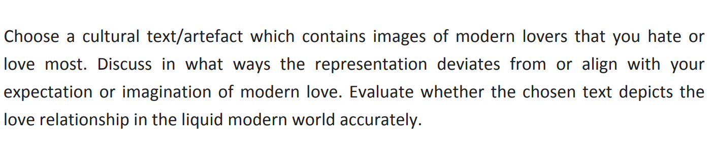 Choose a cultural text/artefact which contains images | Chegg.com