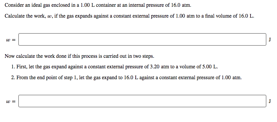 Solved Consider an ideal gas enclosed in a 1.00 L container | Chegg.com