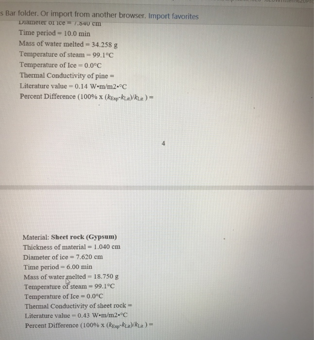 Solved Procedure 1. Measure and record the thickness of the | Chegg.com