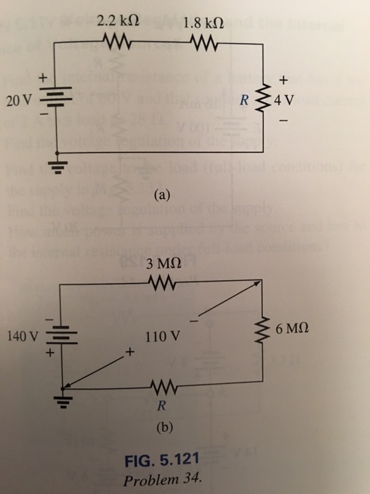 Solved Problem 33 34. Using the voltage divider rule, find | Chegg.com
