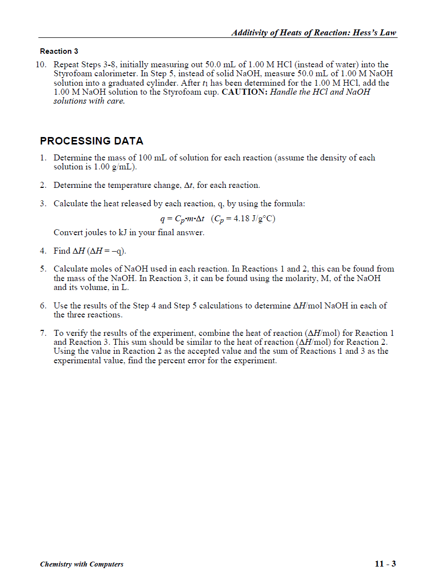 Solved Additivity of Heats of Reaction: Hess's Law Reaction | Chegg.com Solved Additivity of Heats of Reaction: Hess's Law Reaction | Chegg.com