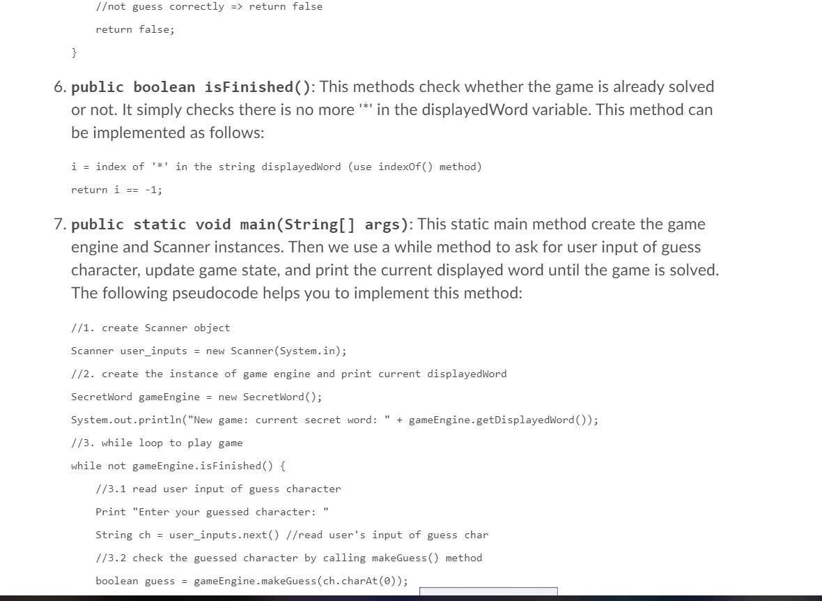 Step 1. Problem Statement You need to develop a Java | Chegg.com