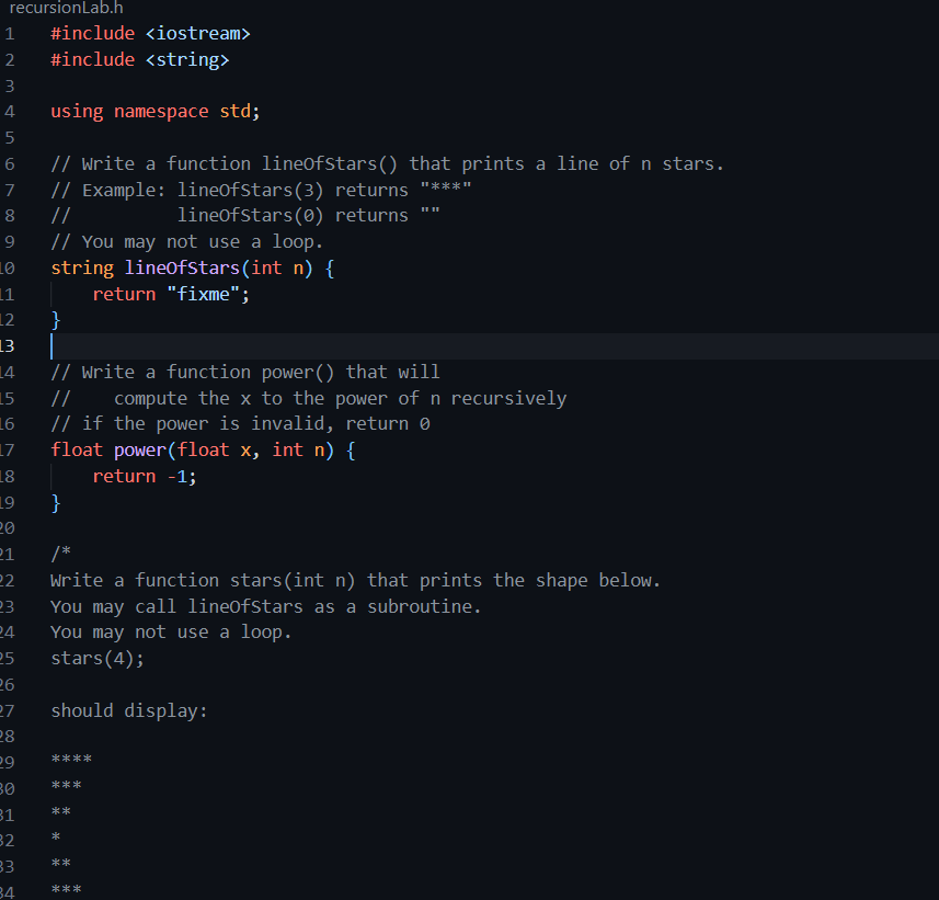 Solved #include using namespace std; // Write a function | Chegg.com