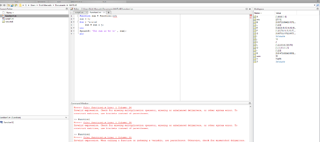 Solved Need help, I am putting the code in just how it says | Chegg.com