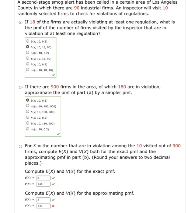 Solved A second-stage smog alert has been called in a | Chegg.com