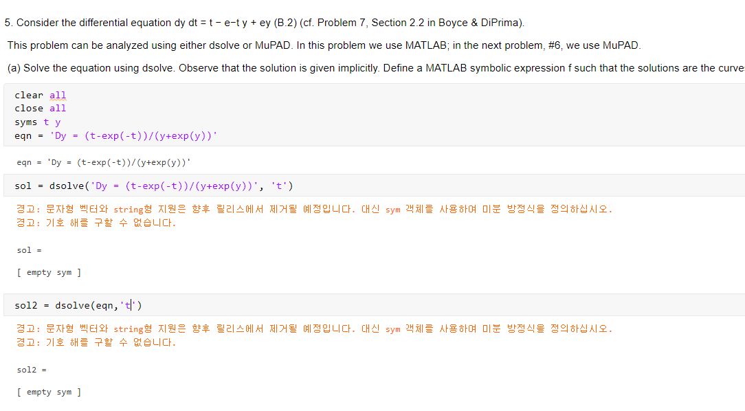 Solved It says 'Warning: Warning: Unable to solve | Chegg.com