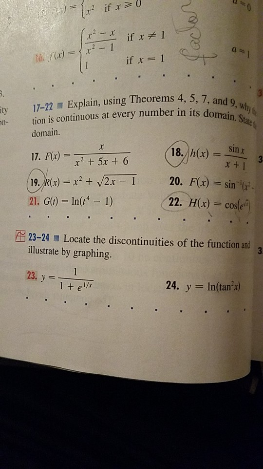Solved ty 17-22 Explain, using Theorems 4, 5, 7 n tion is | Chegg.com