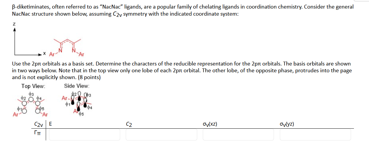 Solved B-diketiminates, often referred to as “NacNac” | Chegg.com