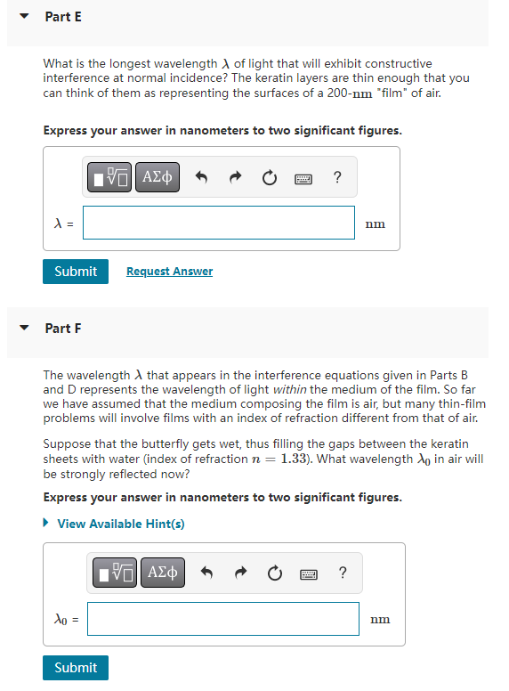 Solved FigureWhat is the longest wavelength λ of light that | Chegg.com