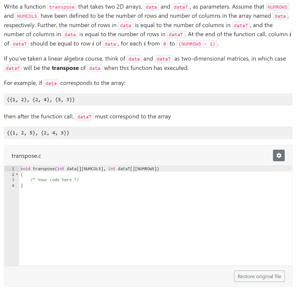 Solved If you've taken a linear algebra course, think of and | Chegg.com