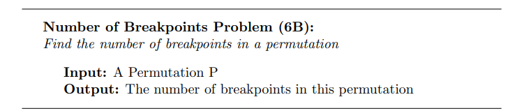 Solved Number of Breakpoints Problem (6B): Find the number | Chegg.com