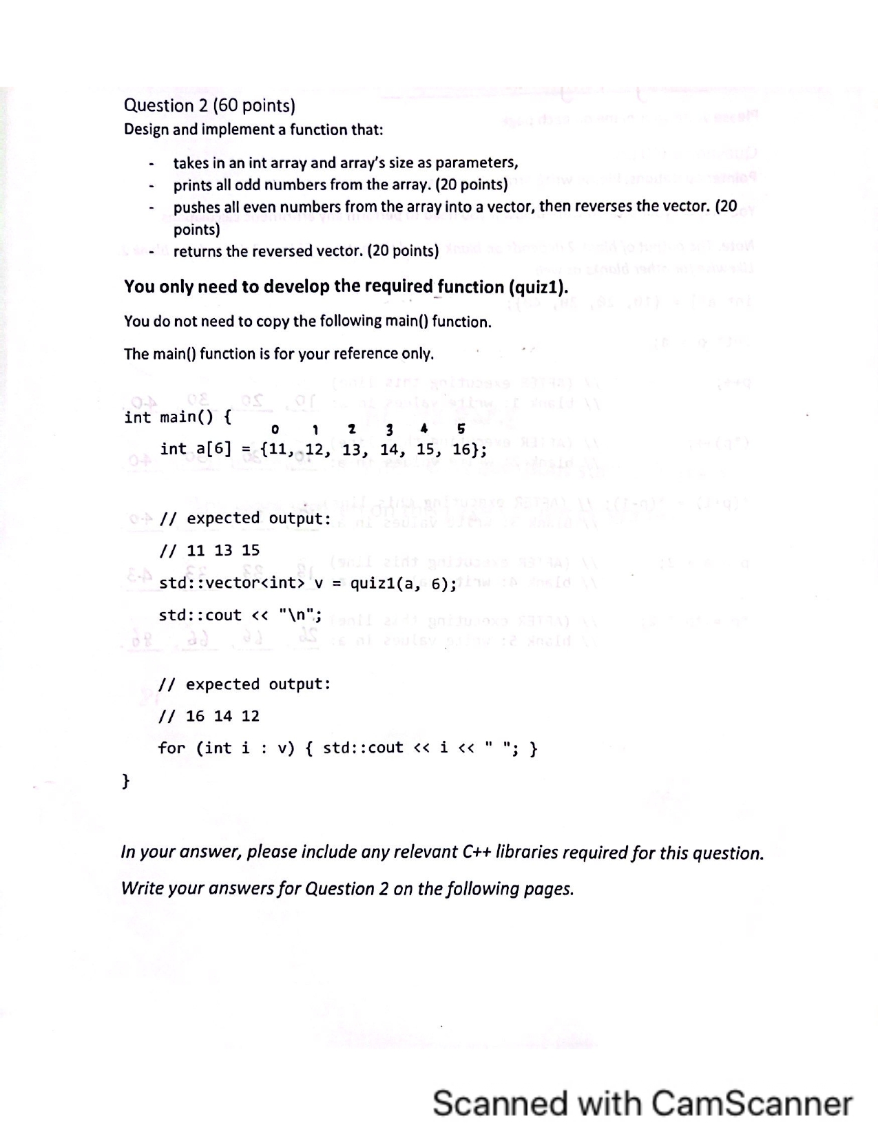 Solved Question 2 (60 points) Design and implement a | Chegg.com Solved Question 2 (60 points) Design and implement a | Chegg.com