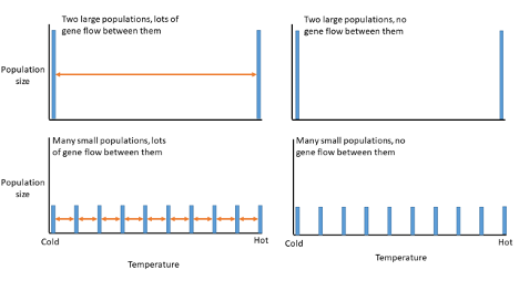 Solved The following figures represent populations of a | Chegg.com
