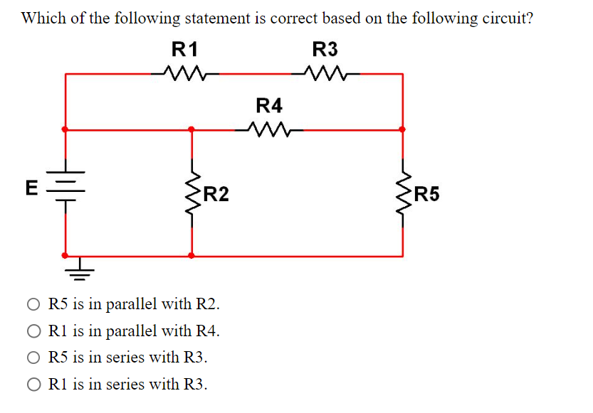 Solved Which of the following statement is correct based on | Chegg.com