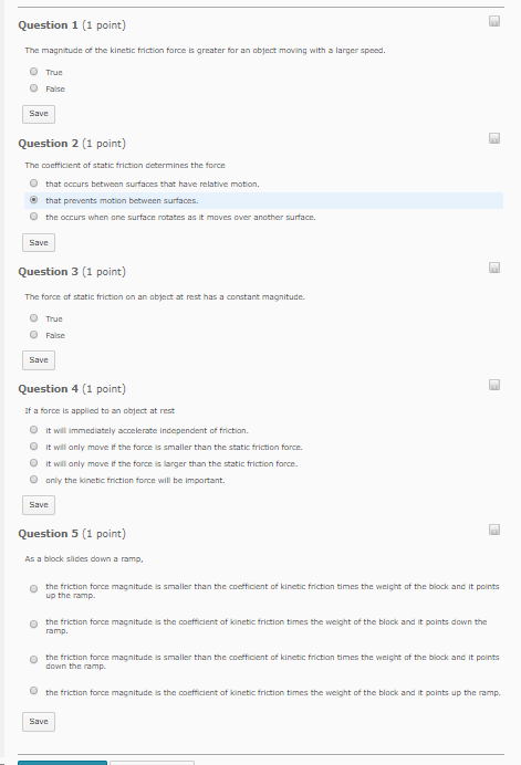 Solved Question 1 (1 point) The magnitude of the kinetic | Chegg.com