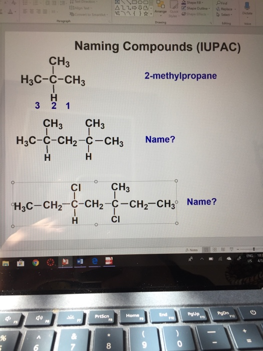 Solved Naming Compounds (IUPAC) CH3 H3C-C-CH3 | Chegg.com