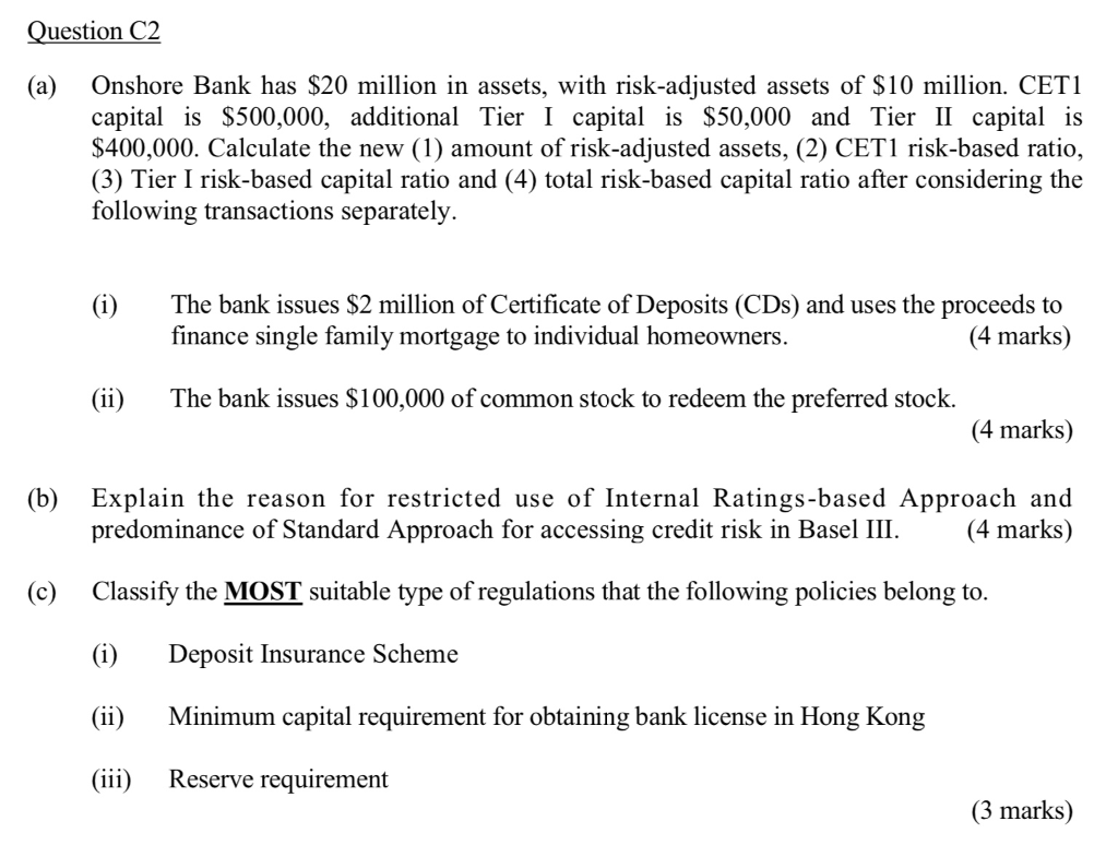 Solved Question C2 a Onshore Bank Has 20 Million In Chegg solved-question-c2-a-onshore-bank-has-20-million-in-chegg