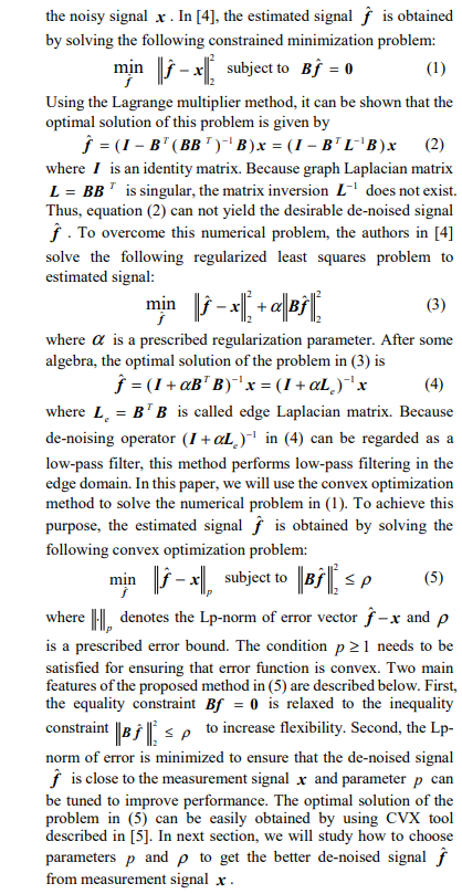 Solved II. CONVEX OPTIMIZATION METHOD Let graph G=(V,E) be | Chegg.com