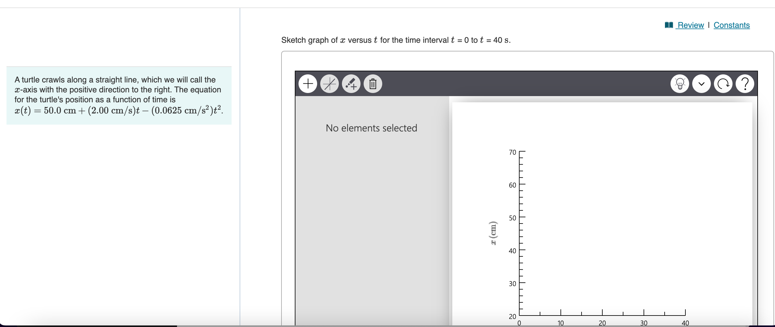 Solved A turtle crawls along a straight line, which we will | Chegg.com