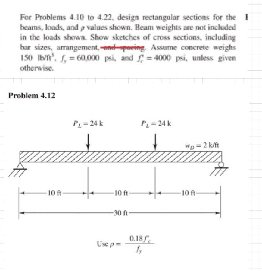 Solved For Problems 4.10 to 4.22 , design rectangular | Chegg.com