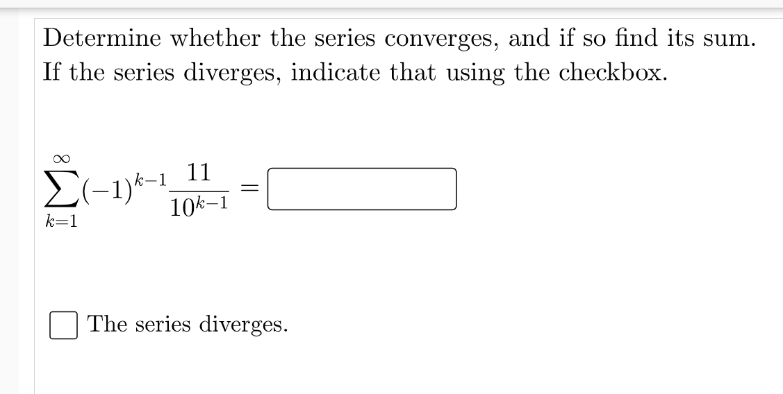 Solved Determine whether the series converges, and if so | Chegg.com