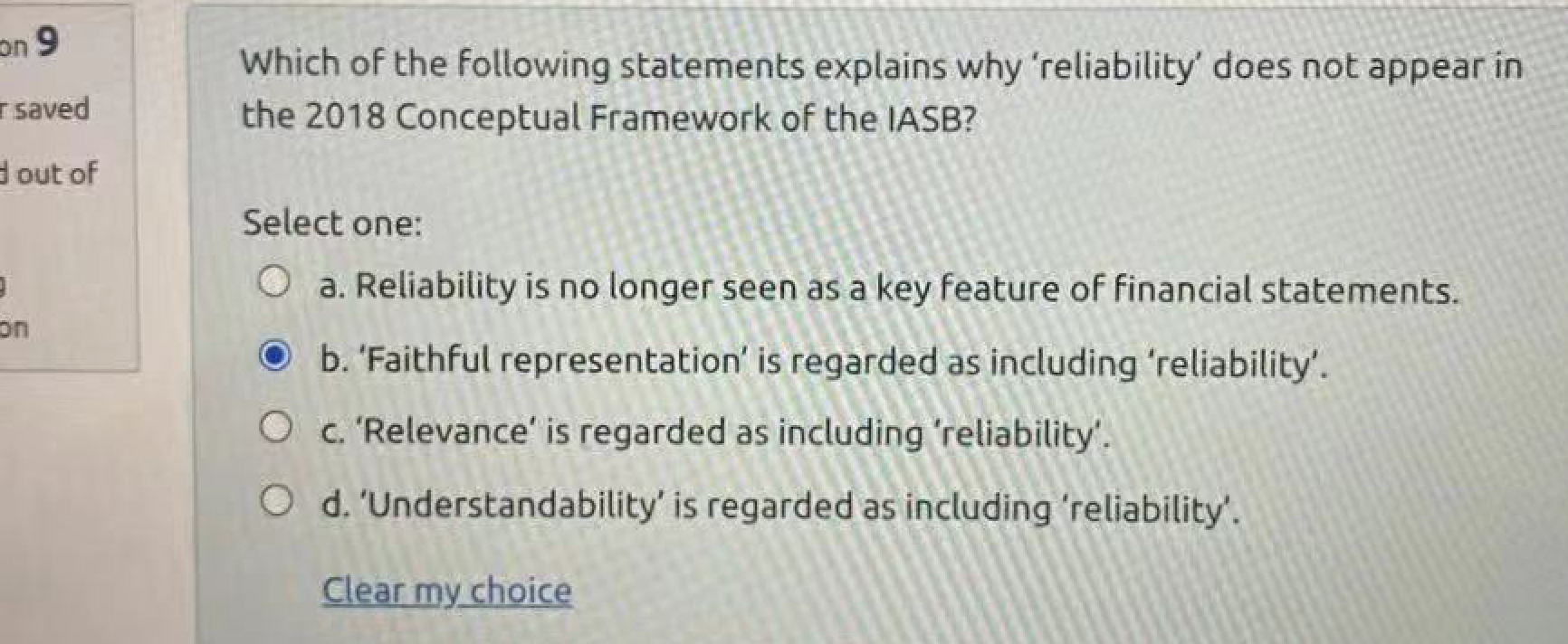 Solved on 9 Which of the following statements explains why | Chegg.com