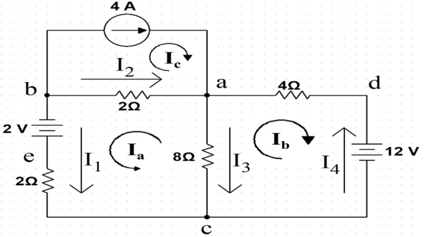 Solved 1.) Determine the following using only Maxwell's Mesh | Chegg.com