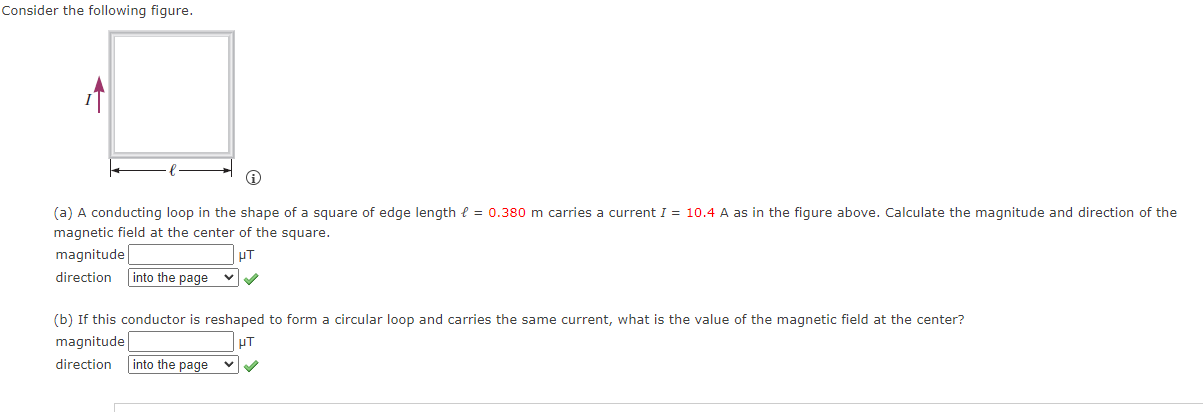 Solved Consider the following figure. (a) A conducting loop | Chegg.com