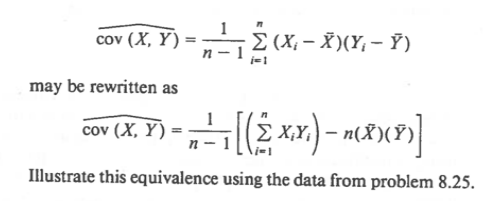 Solved Consider the following five observations on X and Y | Chegg.com