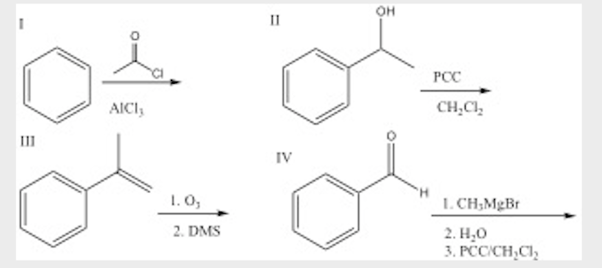 Solved Which of these reactions produce acetophenone as a | Chegg.com