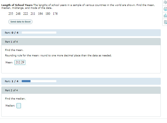 Solved Length of School Years The lengths of school years in | Chegg.com