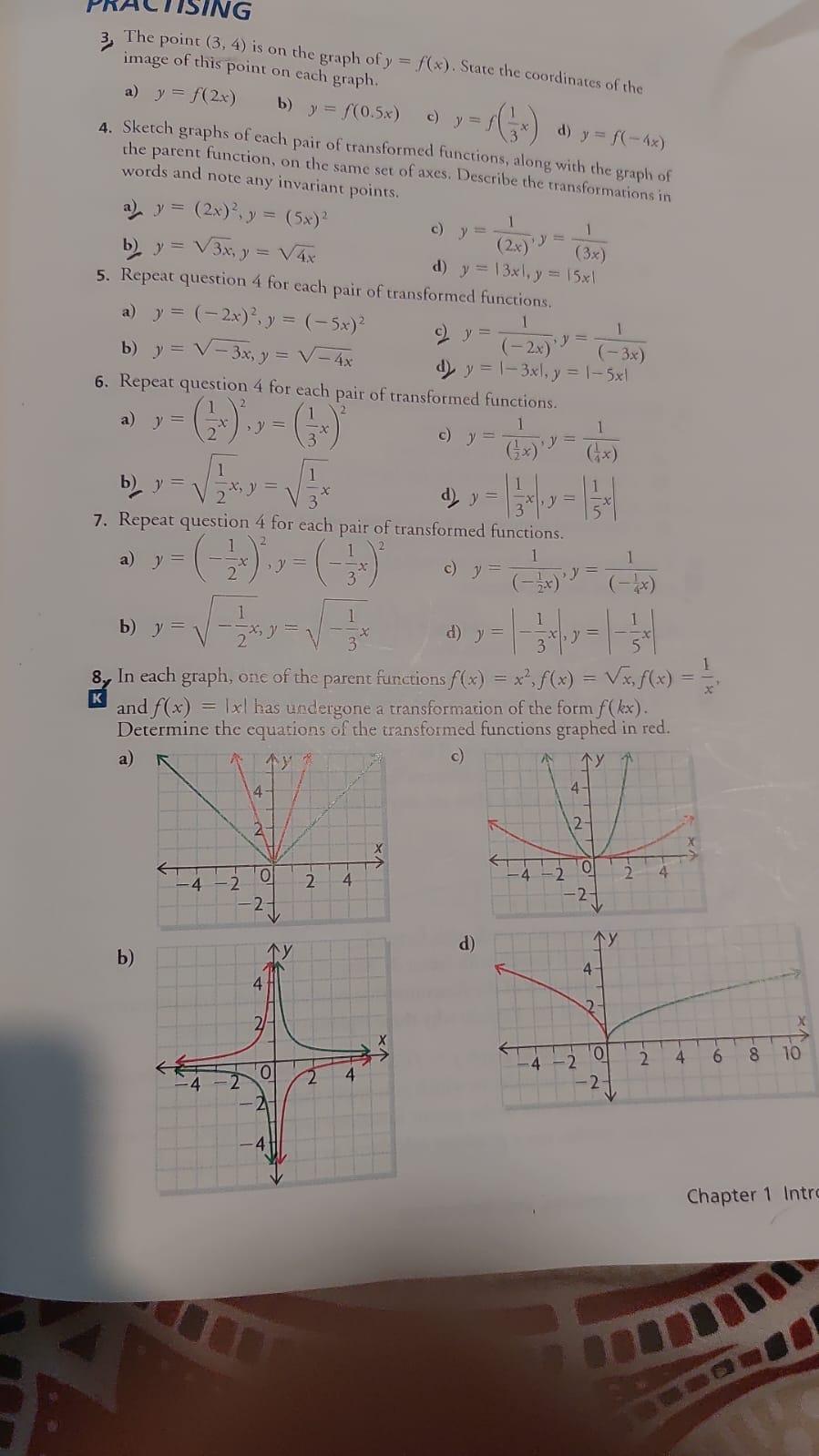 Solved CHECK Your Understanding of the blue graph. the | Chegg.com