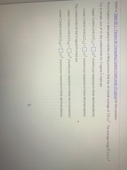 Solved Ross Hopkins is attempting to monitor a filling | Chegg.com