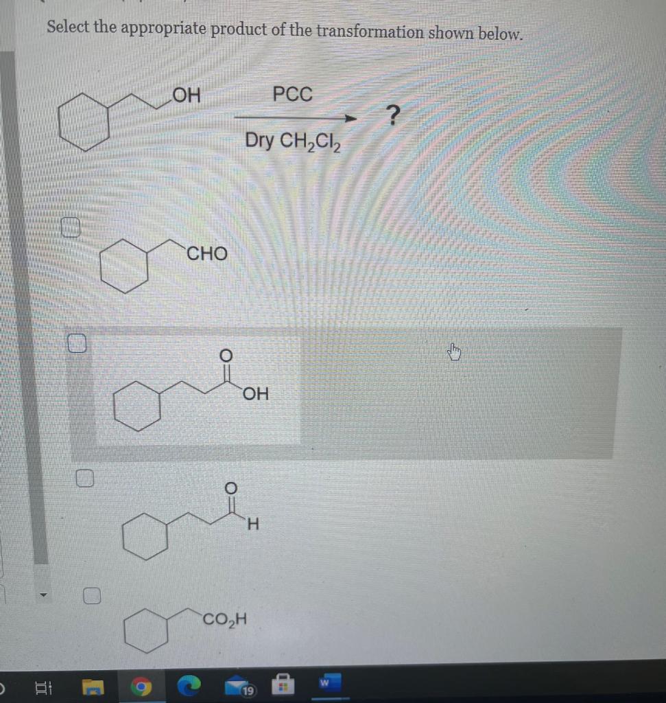Solved Select the appropriate product of the transformation | Chegg.com