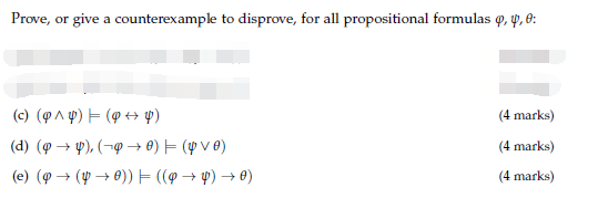 Solved Prove, or give a counterexample to disprove, for all | Chegg.com