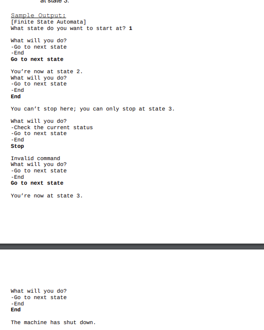 Solved Assignment 7A: Finite State Automata. In computer | Chegg.com