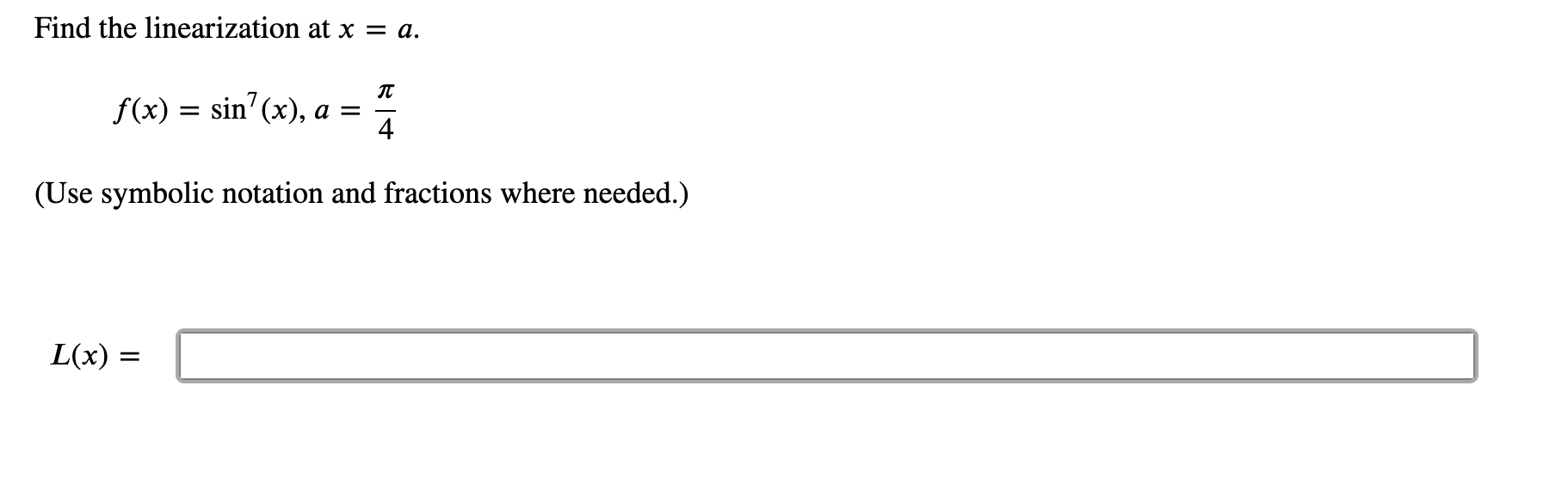 Solved Estimate Af using the Linear Approximation and use a | Chegg.com