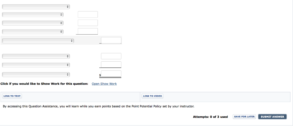 Solved Problem 12-07A (Part Level Submission) Presented | Chegg.com