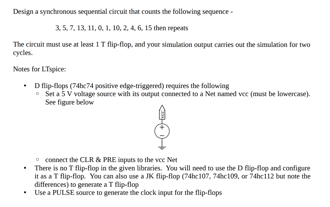 Solved Design a synchronous sequential circuit that counts | Chegg.com