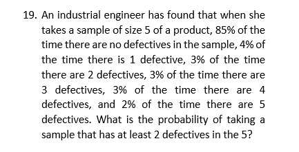 Solved ENGINEERING DATA ANAYLSIS Topic: Probability / | Chegg.com