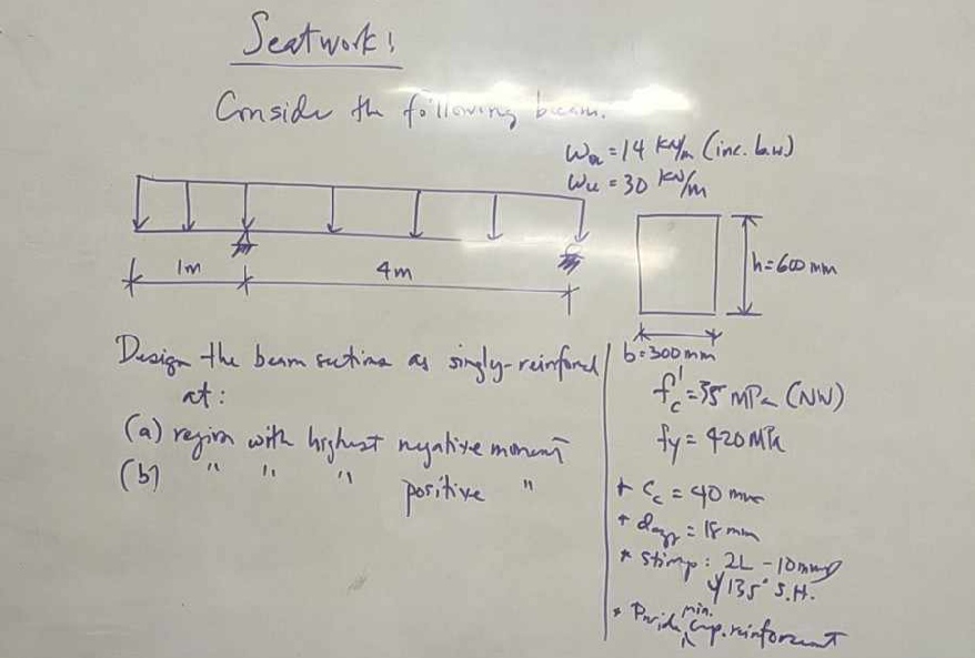 Solved **REINFORCED CONCRETE DESIGN**Consider the following | Chegg.com