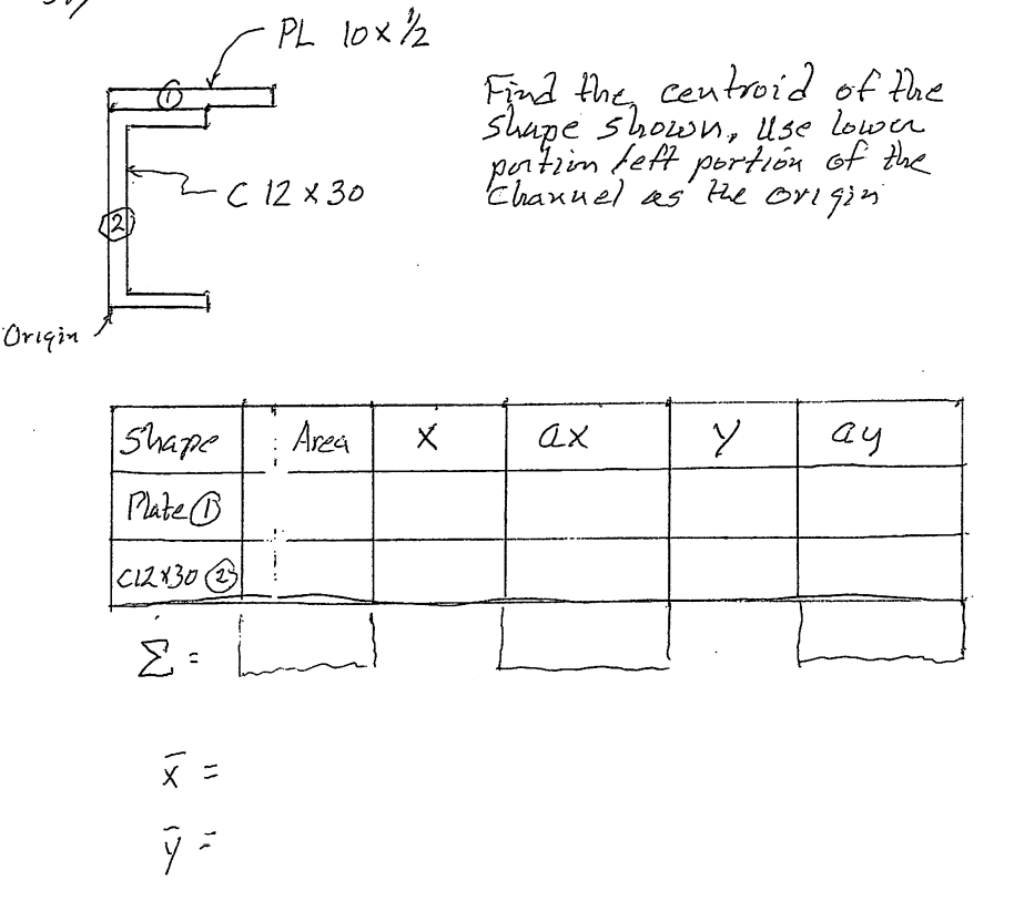 Solved Find the centroid of the slupe 5 lrown. use lower | Chegg.com