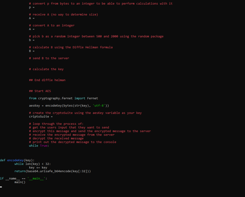 import socket import random import base64 def main(): | Chegg.com