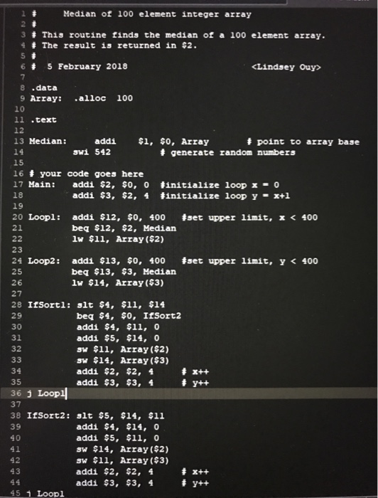 Solved MIPS Assembly language. Please debug code. I am | Chegg.com
