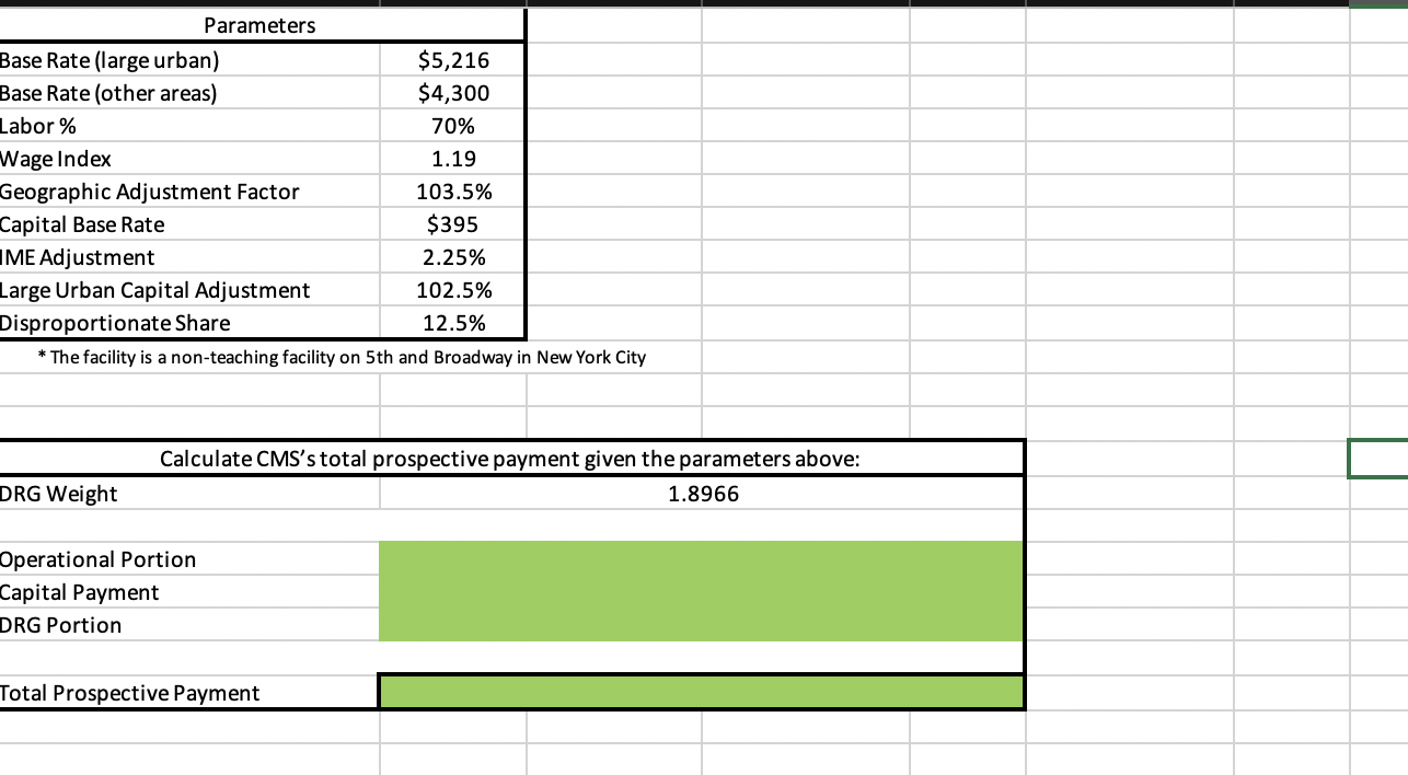 Solved Please calculate the operational portion, capital | Chegg.com