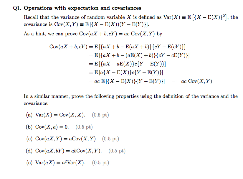 Solved Prove the following properties using the definition | Chegg.com